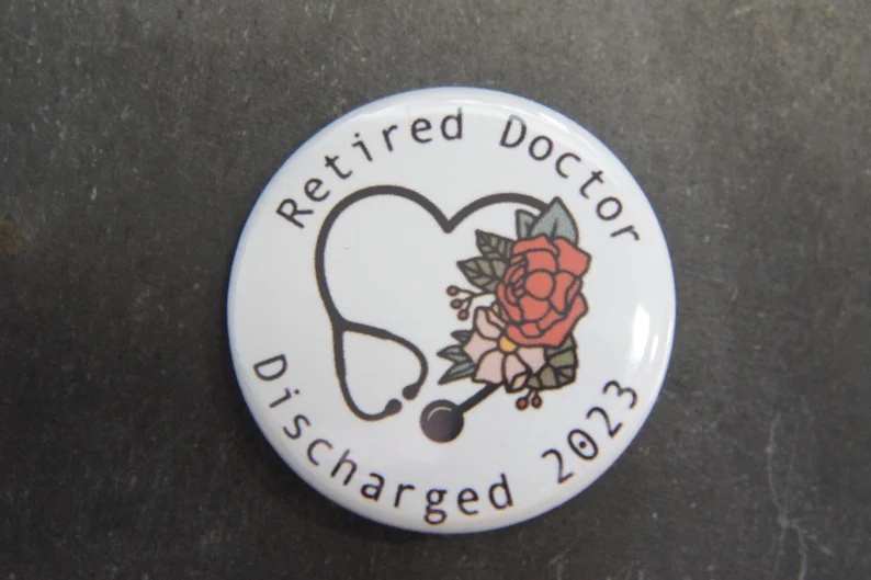 Retired Doctor Badge – CJ Badges and Coin